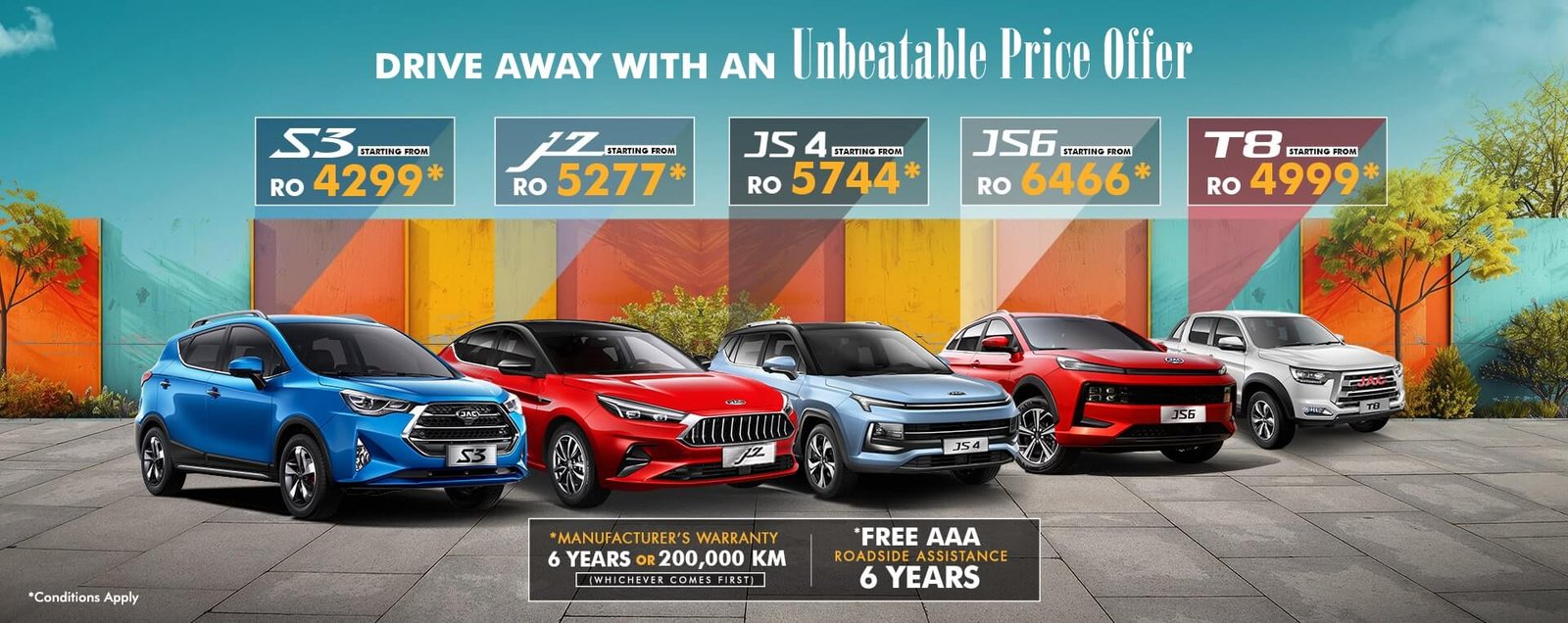 Cars for Sale in Oman | JAC Motors Oman