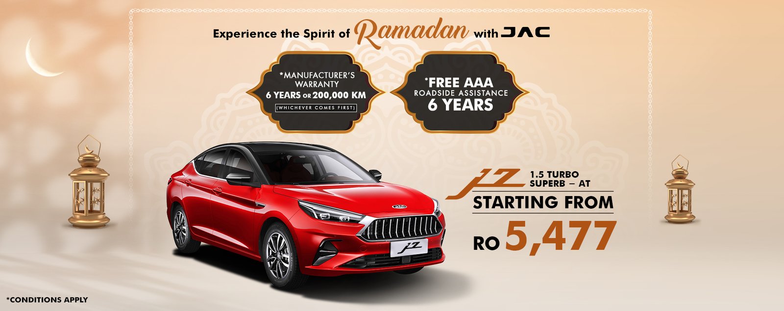 JAC J7 Turbocharged SportsBack Sedan